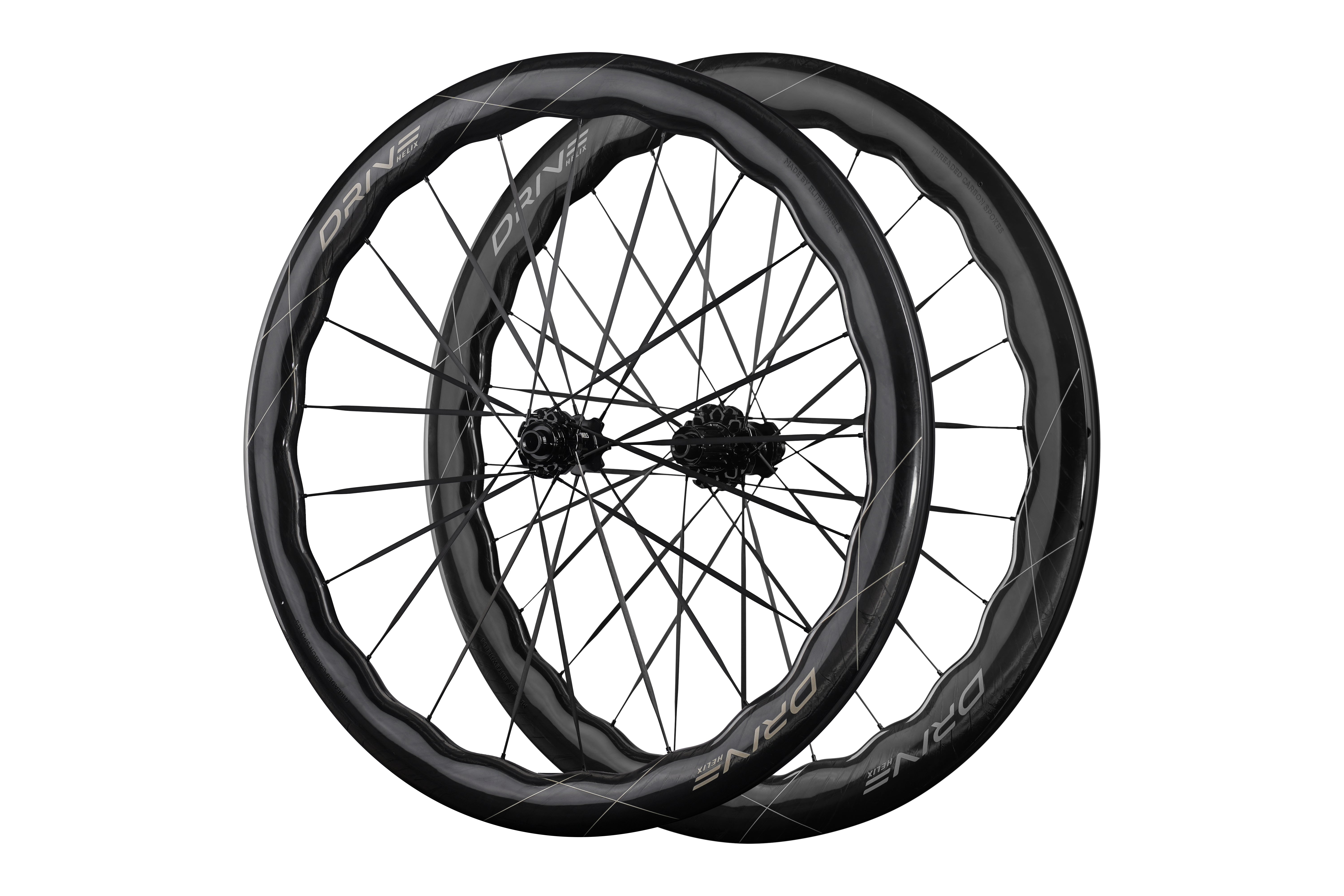 Elitewheels Drive Helix 57D CS Carbon Wheels